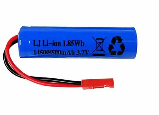 Аккумулятор 3,7В 500 mAh, 14500