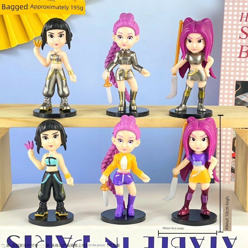 Маленькая К-поп Фигурка Девушек Блайнд бокс Мира Зоя Руи PVC Игрушка Модель Декор Упаковка