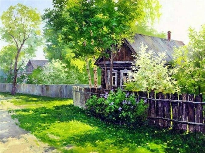 Evershine Алмазная живопись пейзаж Full Square 40X50cm, 164