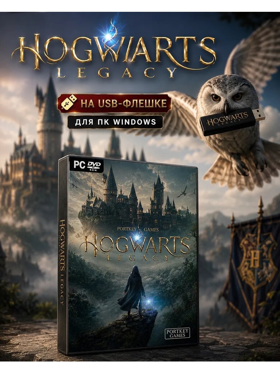 Hogwarts Legacy (Хогвартс) на USB флешке в компьютер/ноутбук