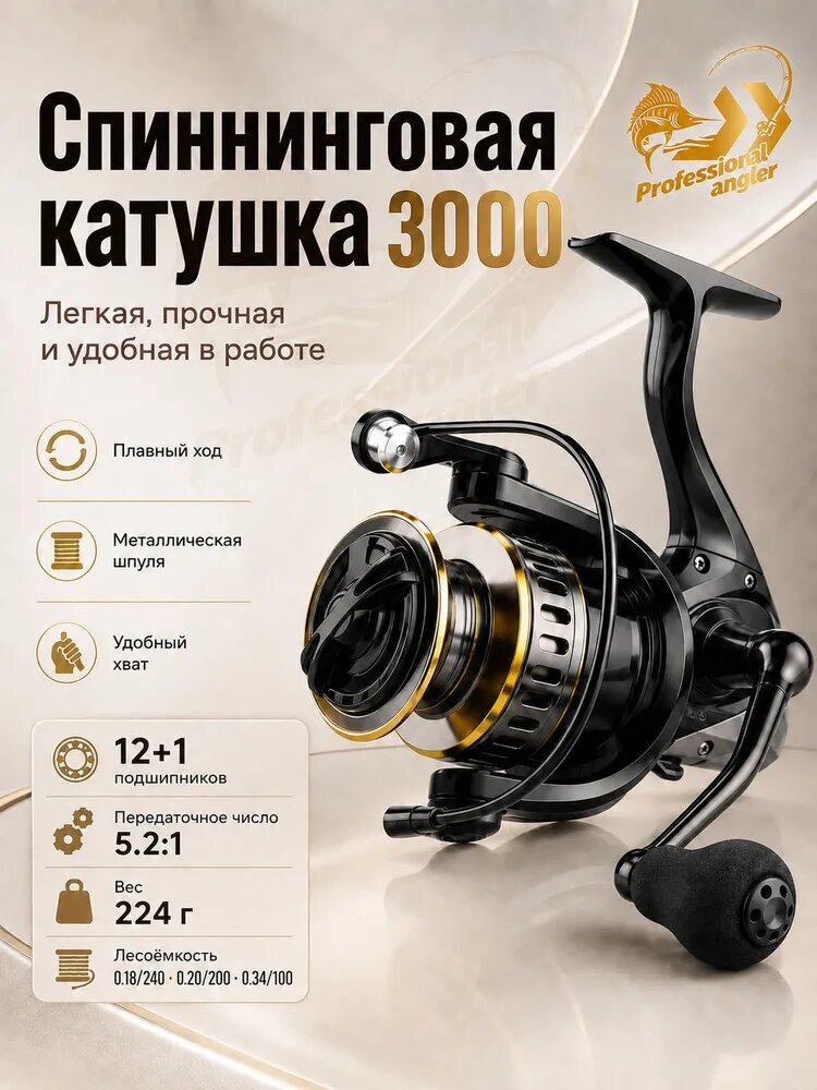Pro Angler Prime Gear Катушка, диаметр катушки: 60 мм