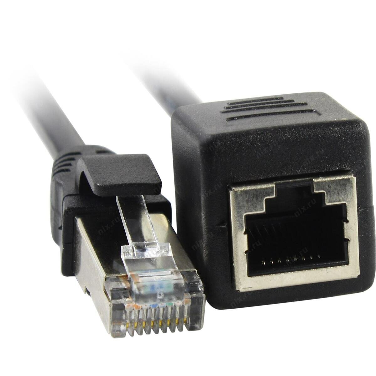 5bites PUT55-030E-BK Patch Cord удлинитель FTP кат.5e 3м, чёрный — фото 1