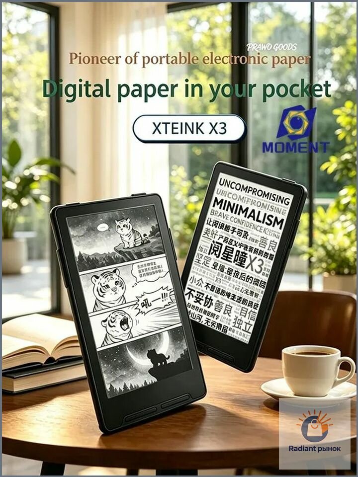 4" Электронная книга, черный