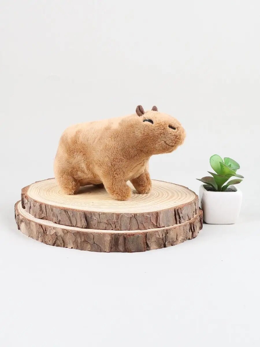 Капибара игрушка мягкая, 18 см