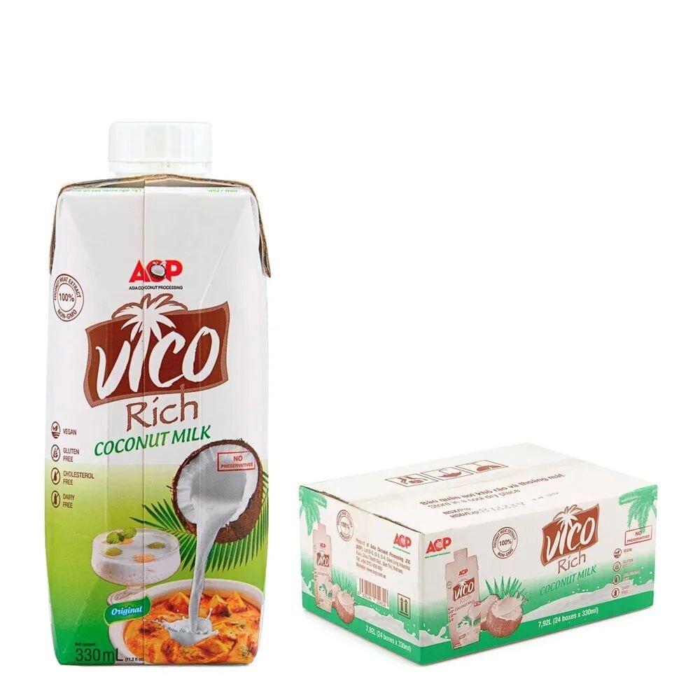Кокосовое молоко Vico Rich 24шт