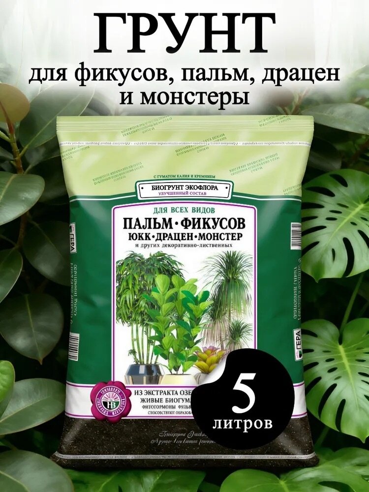 Грунт для пальм и фикусов