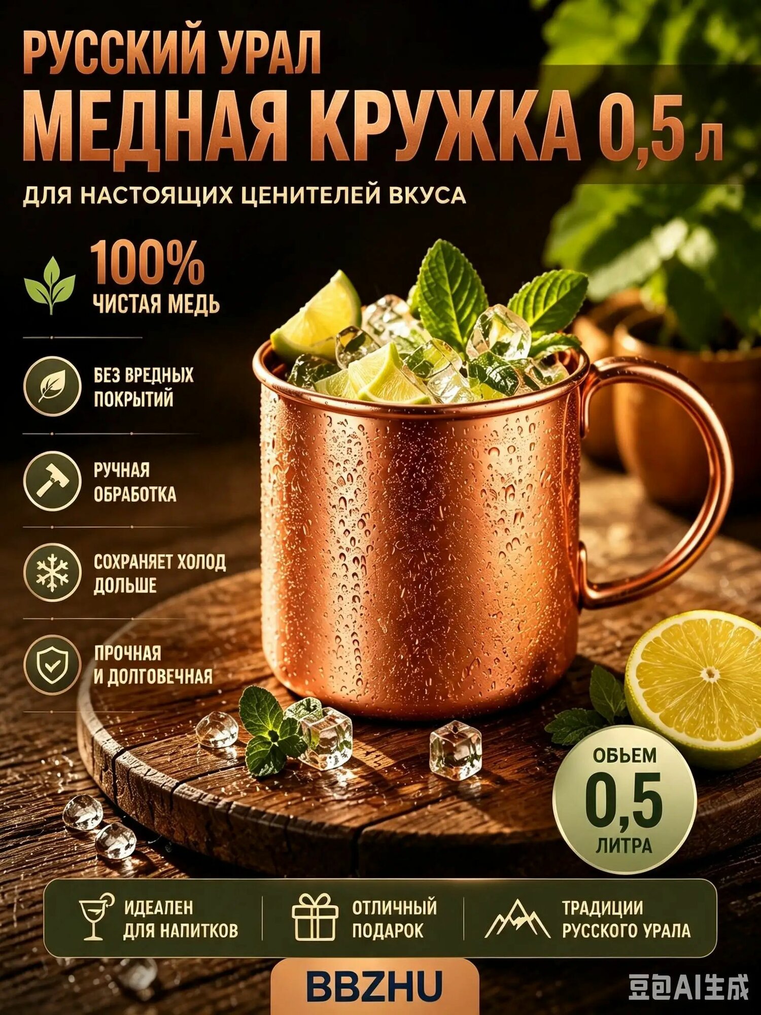 Кружка 410 мл 1 шт