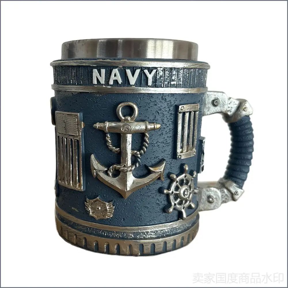 Памятная кружка с военной тематикой, 3D-рельеф, объём 350 мл, модель B