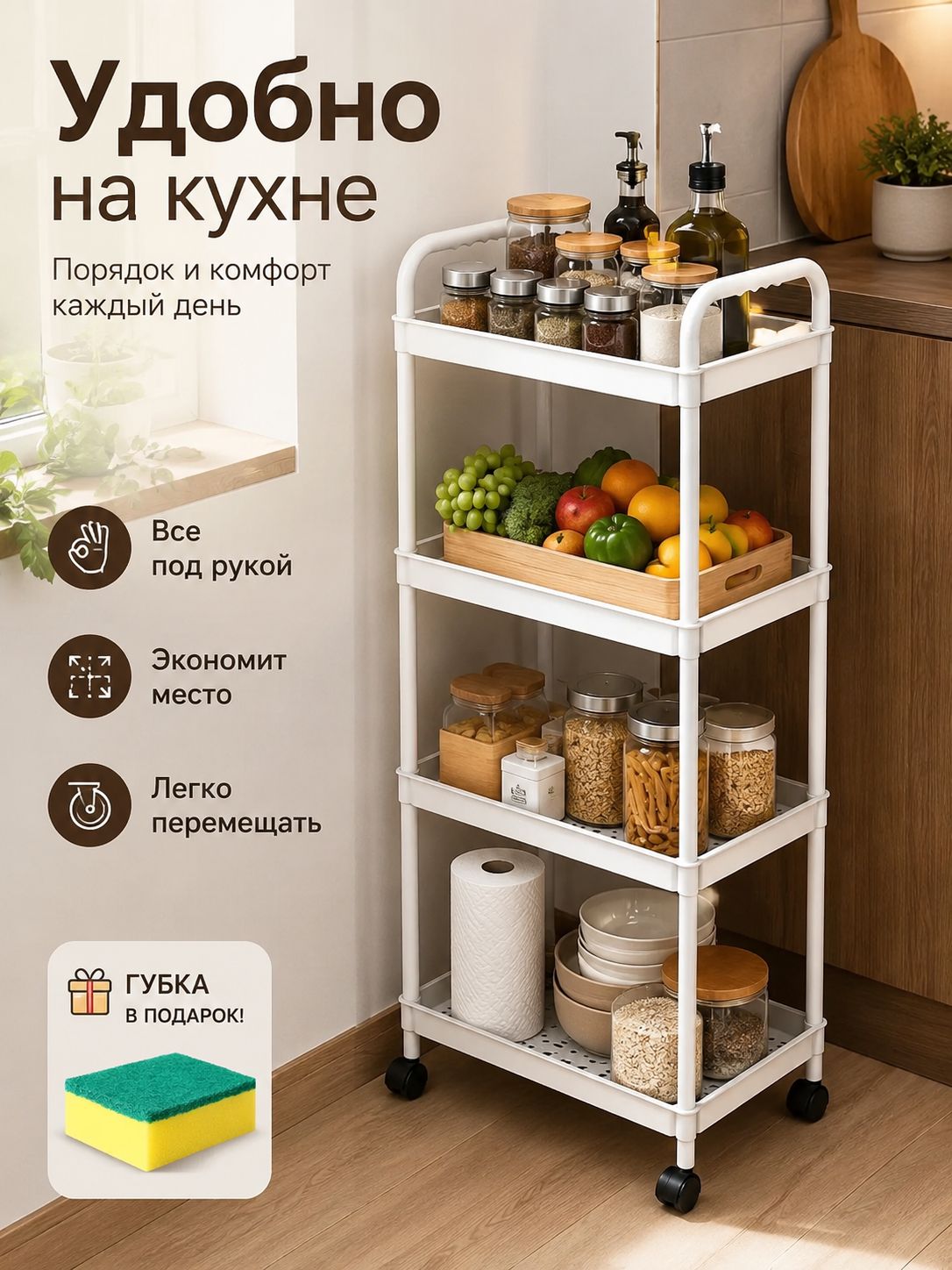 Домик-полка Напольная Прямая, 31.5х21.5, 1 шт.