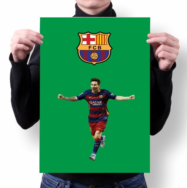 Плакат Лионель Месси, Lionel Messi №3, А2
