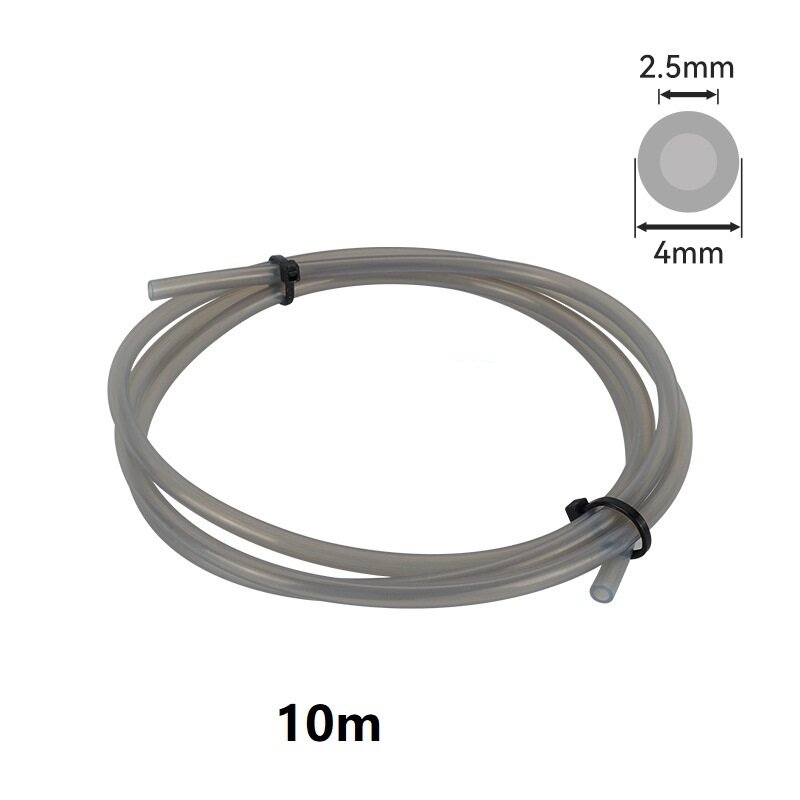 Для Bambu Lab PTFE Tube 2 5mm 4mm P1S P1P AMS A1 Mini 3D Printer Teflonto Pipe X1C Bambulab PTFE Tube 5m/10m White Grey AMS LITE