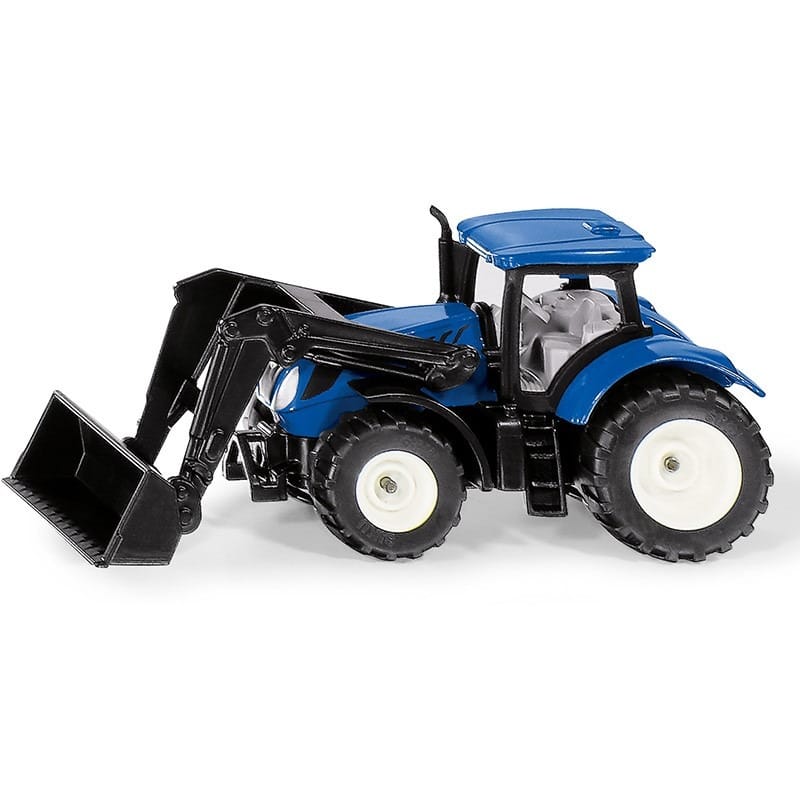Игрушечный трактор Siku New Holland с подъёмником 1396, синий