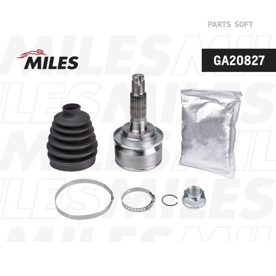 GA20827 Шарнир равных угловых скоростей от официального дистрибьютора, MILES, артикул GA20827