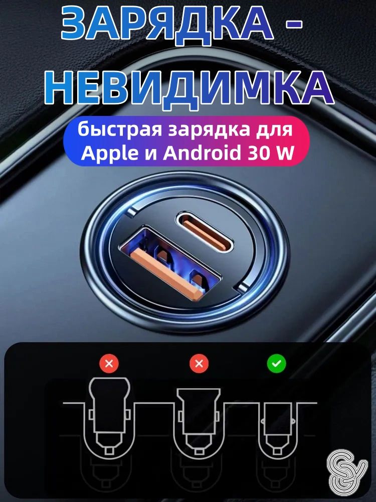 Удлинитель гнезда прикуривателя, разъемы: 2, 4 см, Артикул: 5654270544