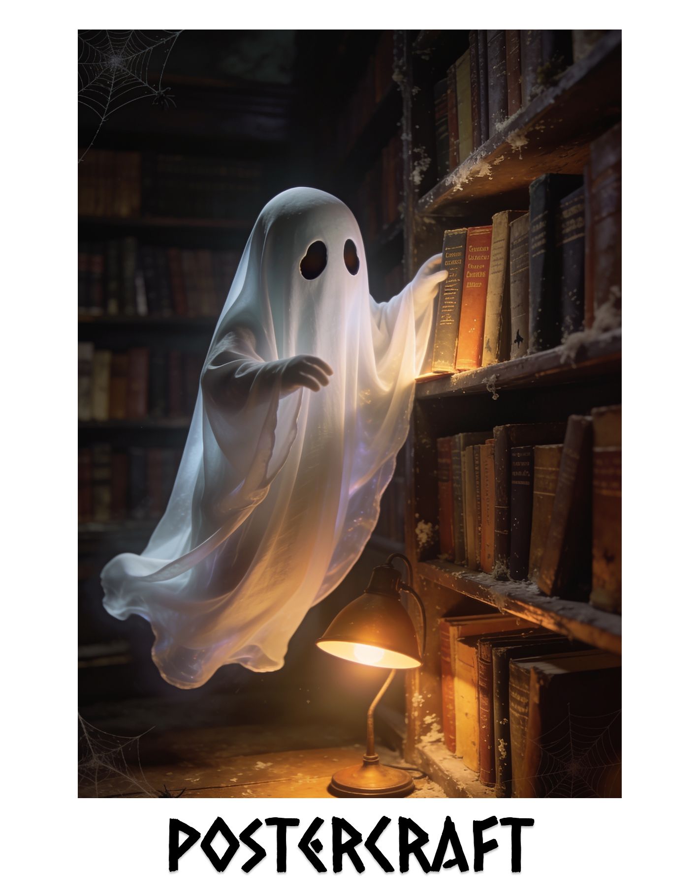 Постер "Хэллоуин" (Halloween, Привидения, Сладости, Тыквы), А3, глянцевый, 42х29.7см