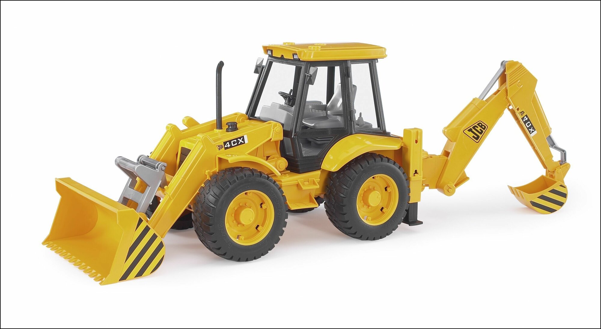 Машинка Bruder Экскаватор погрузчик колёсный JCB 4CX, Брудер, 02-428