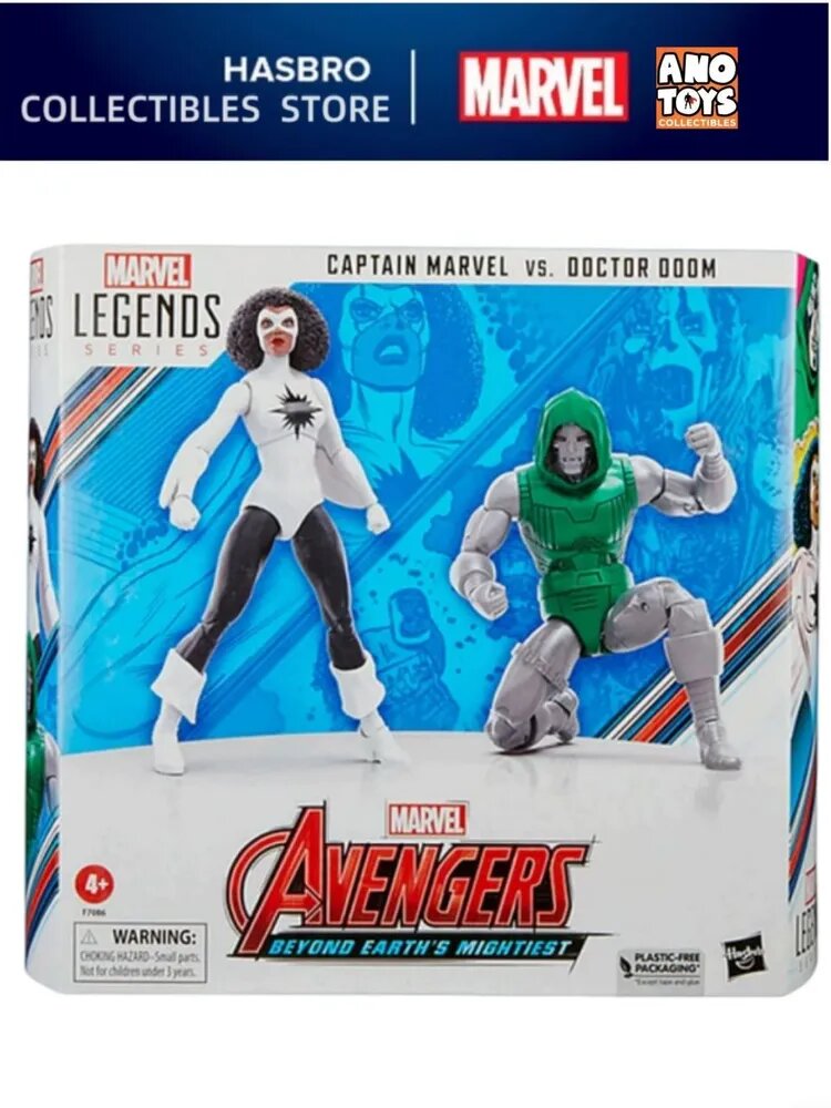 Игрушечные фигурки-украшения . Hasbro Marvel Legends Doctor Doom Captain Marvel Double Set 6 Inches