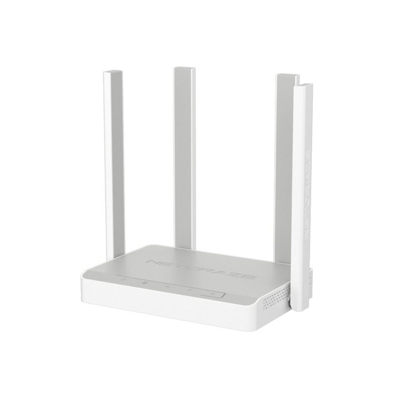 Маршрутизатор/ Netcraze Speedster Гигабитный интернет-центр с Mesh Wi-Fi 5 AC1200, 4-портовым Smart-коммутатором и переключателем режима роутер/ретранслятор