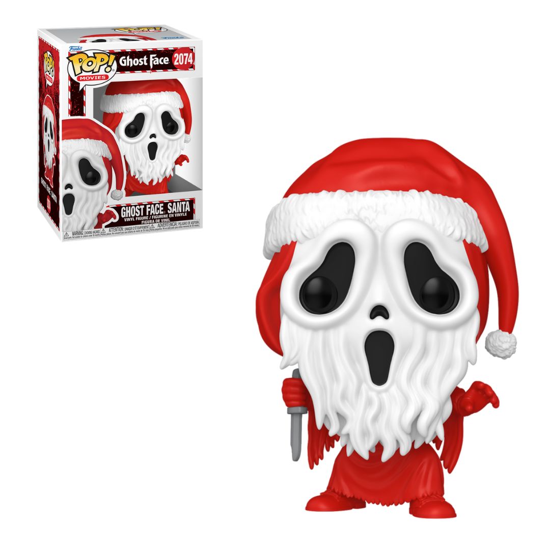 Фигурки Funko Pop Movies - Коллекционная фигурка Ghost Face Santa/Санта-Клаус в призрачном лице - Фанко 2074
