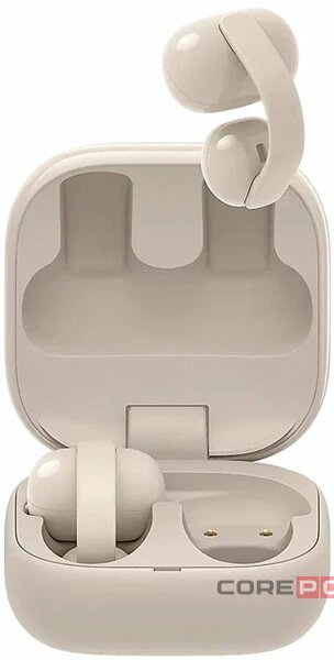 Беспроводная Bluetooth-гарнитура Sony LinkBuds Clip (WF-LC900) (Beige)