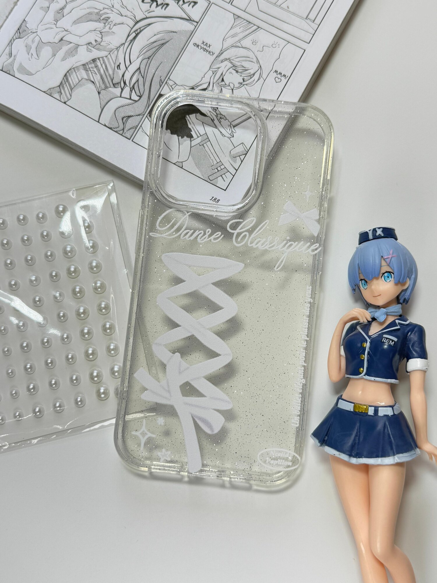 Чехол-Накладка для смартфона Apple iPhone 15 Pro Max, материал силикон, цвет белый
