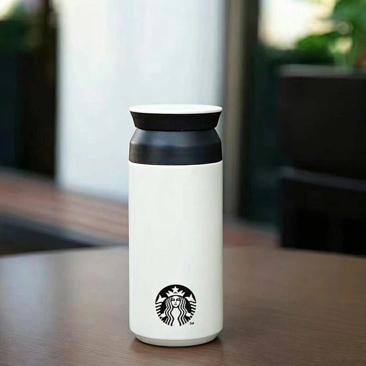 Минималистичный термокружка Starbucks из нержавеющей стали 304, 400 мл.