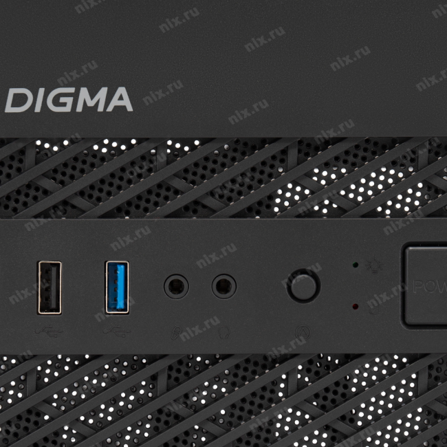 Minitower Digma DCC-MN303 Black MicroATX без БП — фото 1