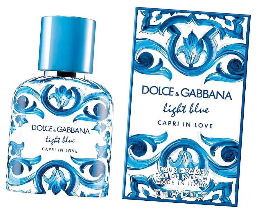 Парфюм для мужчин 50 мл Dolce & Gabbana Light Blue Capri In Love Pour Homme