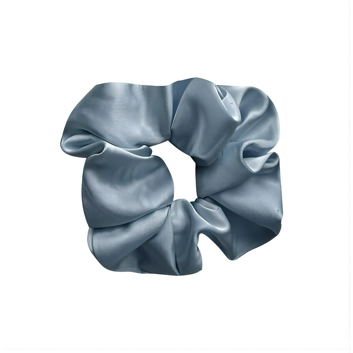 Сатиновая резинка scrunchie с шелковой текстурой высокая эластичность женская для низкого хвоста и пучка волос аксессуар
