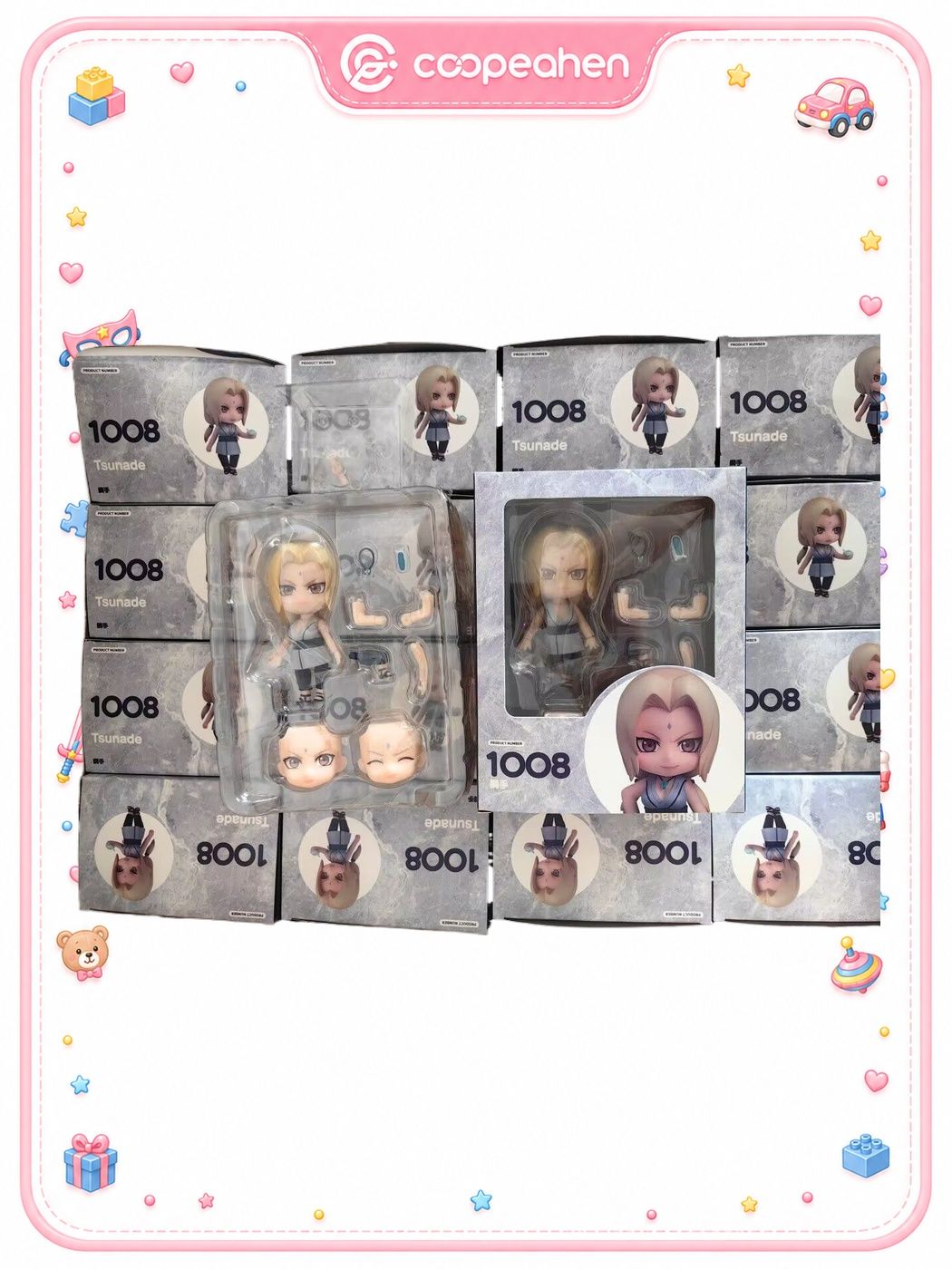 Фигурки Nendoroid Наруто: Какаши, Наруто, Сакура, Саске, Джирайя, Гаара, Цунаде, цвет 1008#