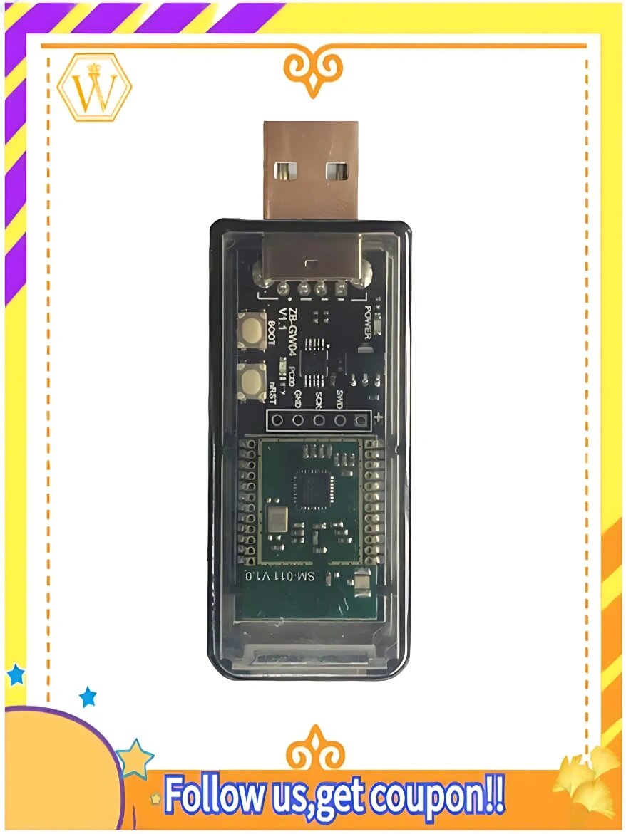 ZigBee 3.0 USB Dongle EFR32MG21 Шлюз для умного дома, координатор, Крепление для устройств