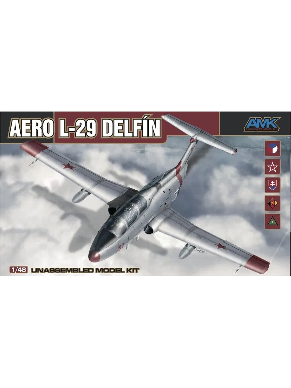 KNOW EASY-Сборная модель самолета Самолет Aero I-29 Delfin, масштаб 1/48