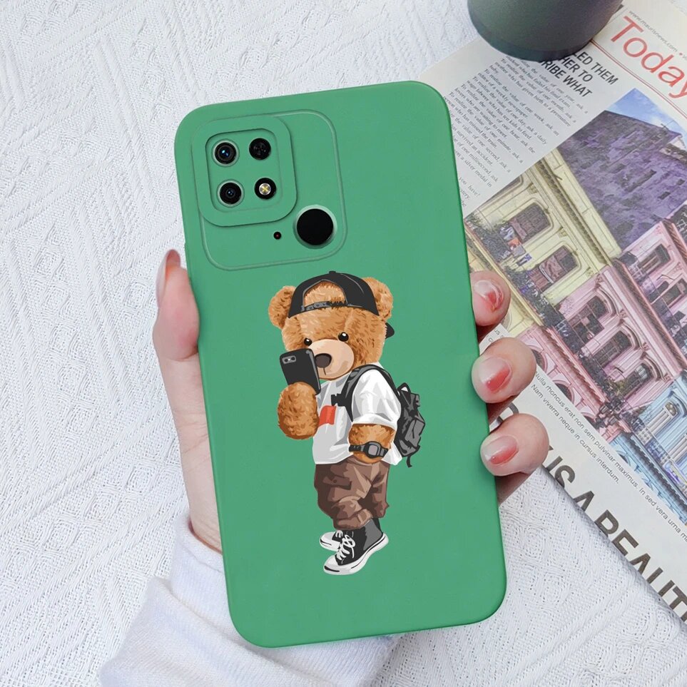 Чехол для телефона Xiaomi Redmi 10 10C 4G 10 Power, милый мультяшный силиконовый TYG71, Redmi 10C 4G