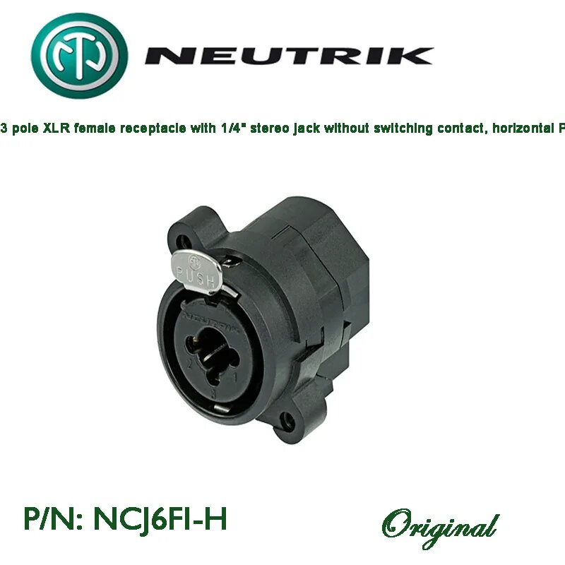 Neutrik Original NCJ6FI-H 3-полюсный разъем XLR 10PCS NCJ6FI-H