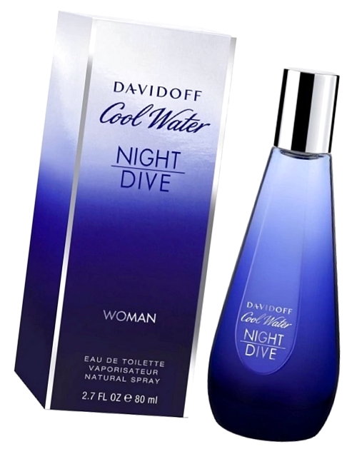 Аромат Davidoff Cool Water Night Dive Woman для женщин 80 мл - Давыдов Кул Вотер Найт Дайв Вумен