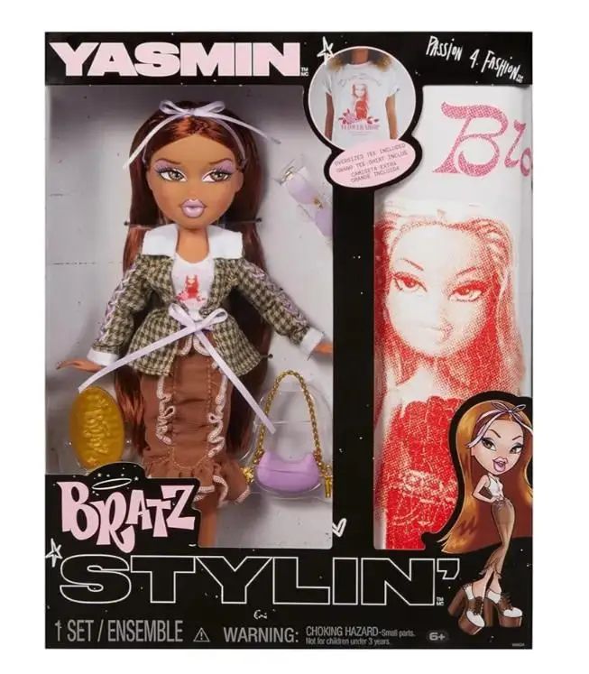 Кукла Bratz Stylin' Yasmin Коллекционная модная кукла Хлоя с аксессуарами Ясмин 544876