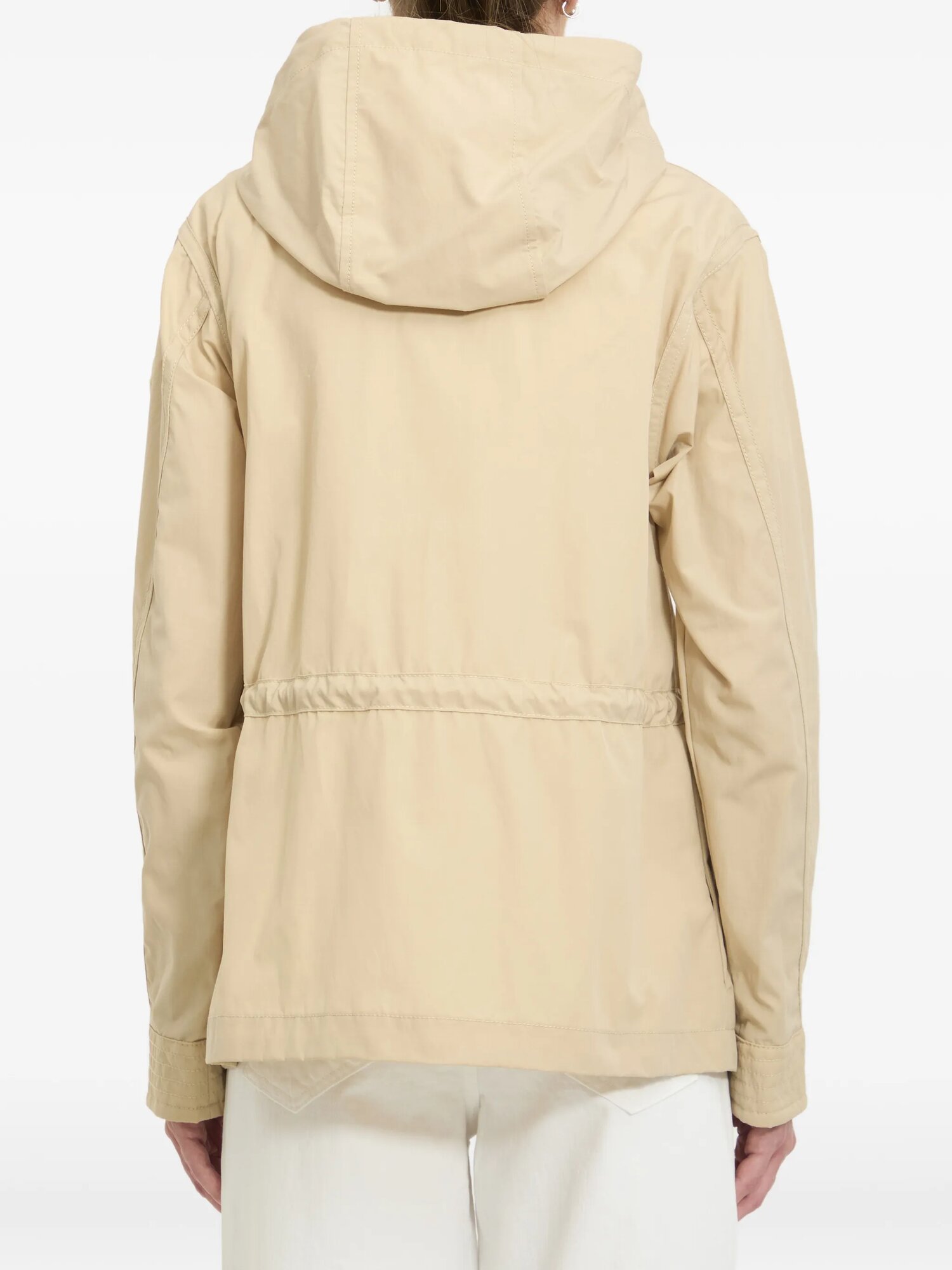 Парка Moncler Serin drawstring-waist parka, размер 42, разноцветный — фото 1