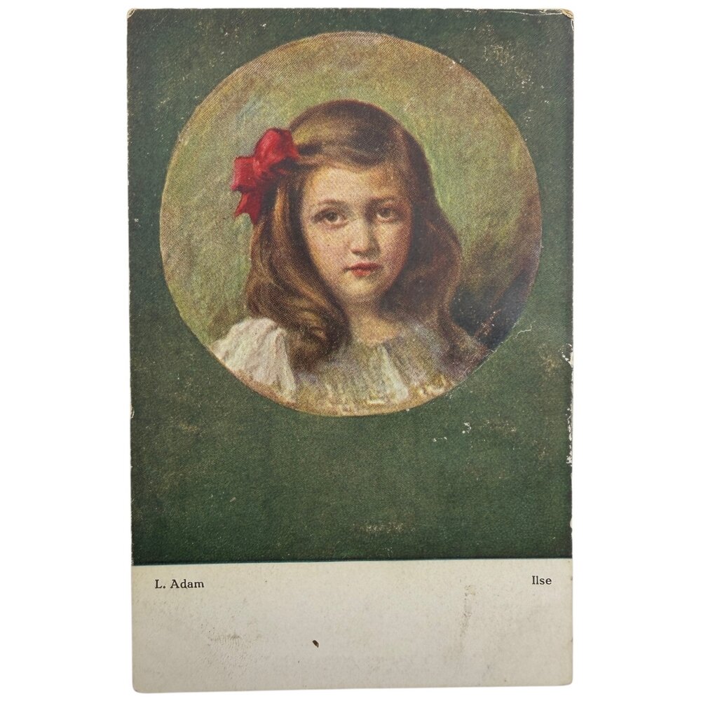 Почтовая открытка "Адам - Ильза" 1900-1915 гг. Германская Империя