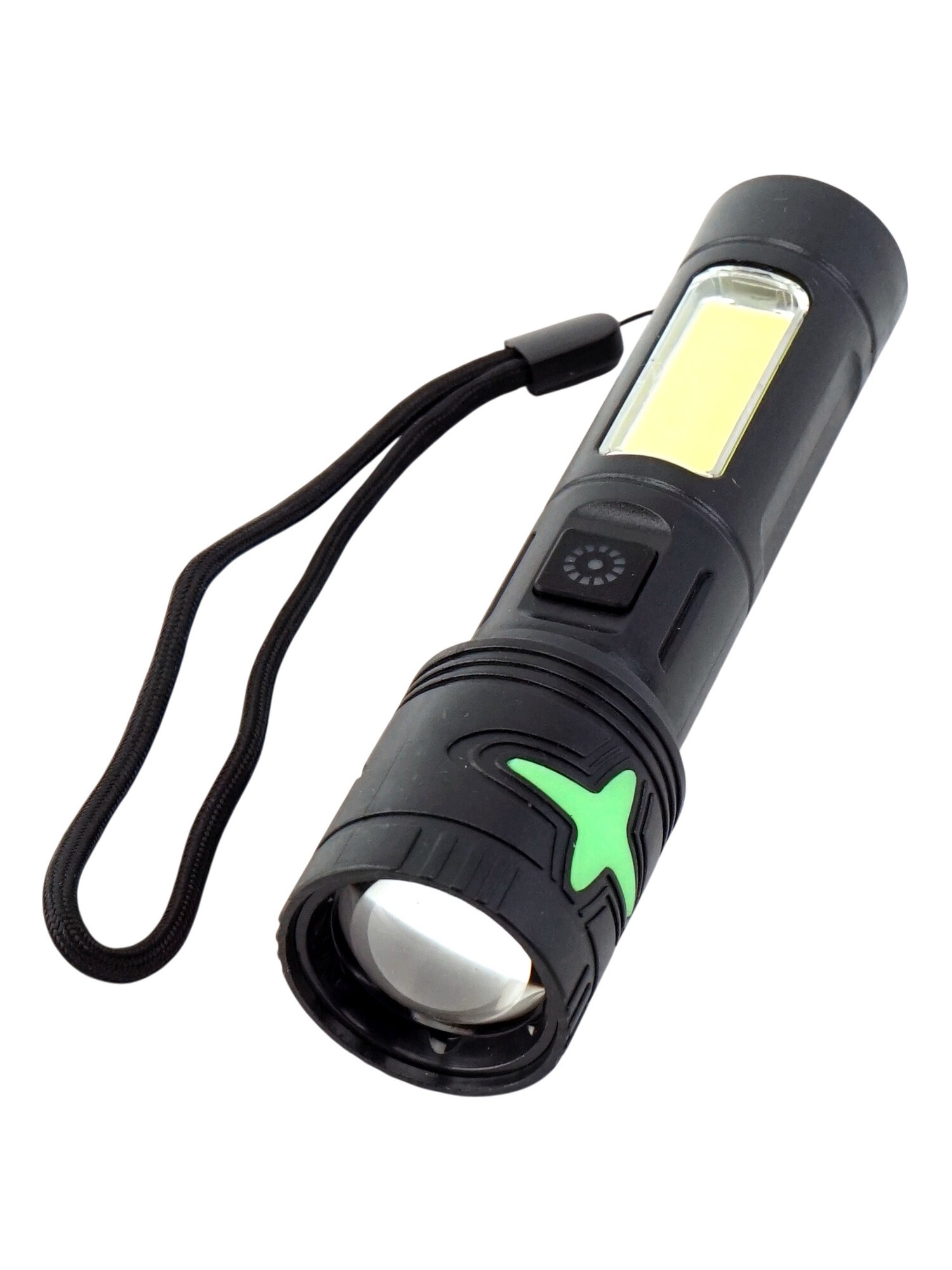 Фонарь светодиодный Огонь H-3209-PM20-TG Zoom, тактический, 3 режима
