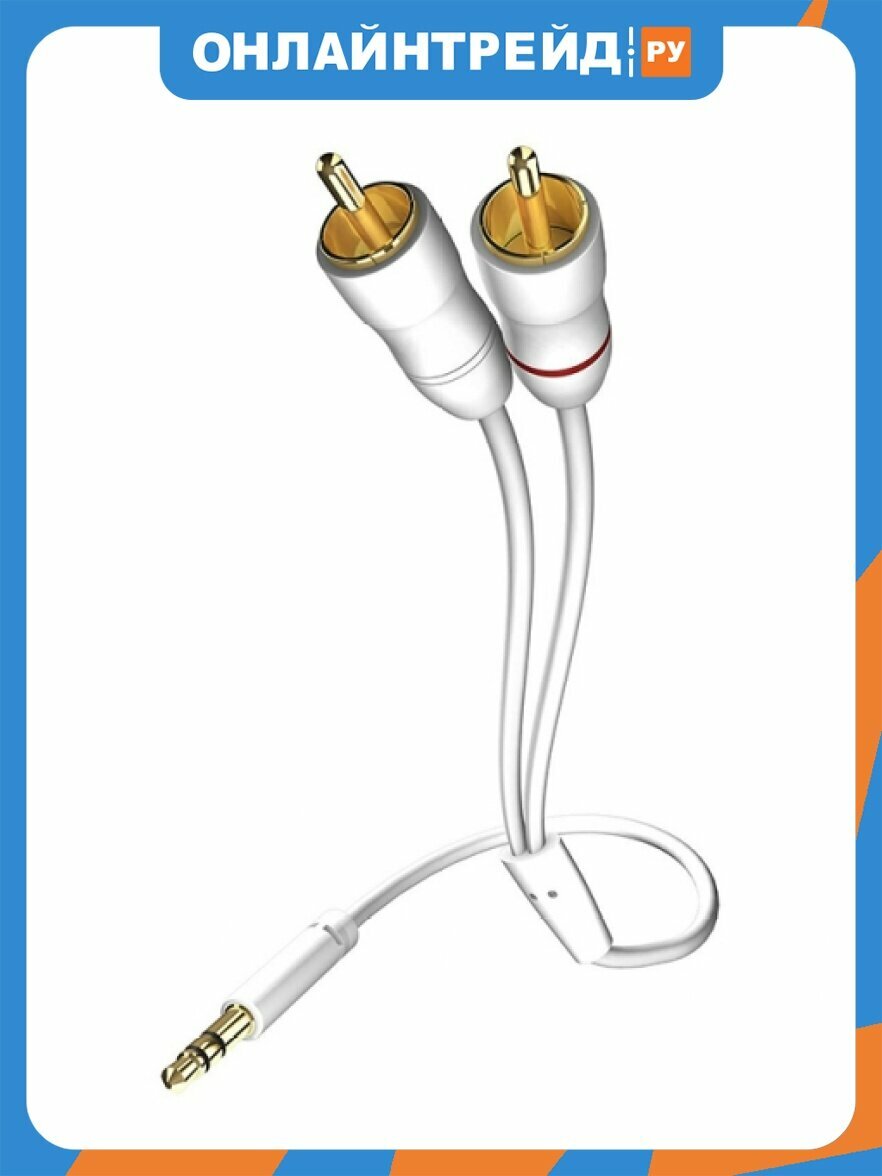 Кабель межблочный Inakustik Star MP3 Audio Cable, 3.5 Phone <> 2RCA, 7,5 м