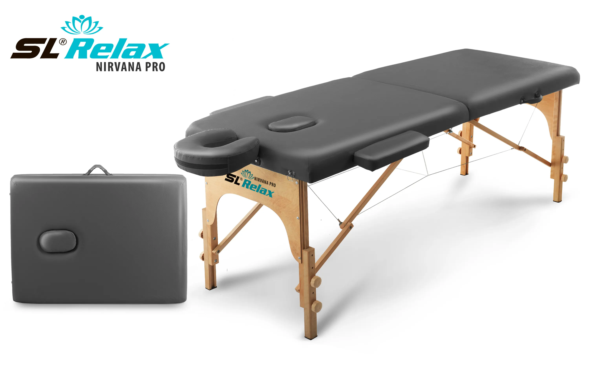 Массажный стол SL Relax Nirvana Pro SLR-12 серый