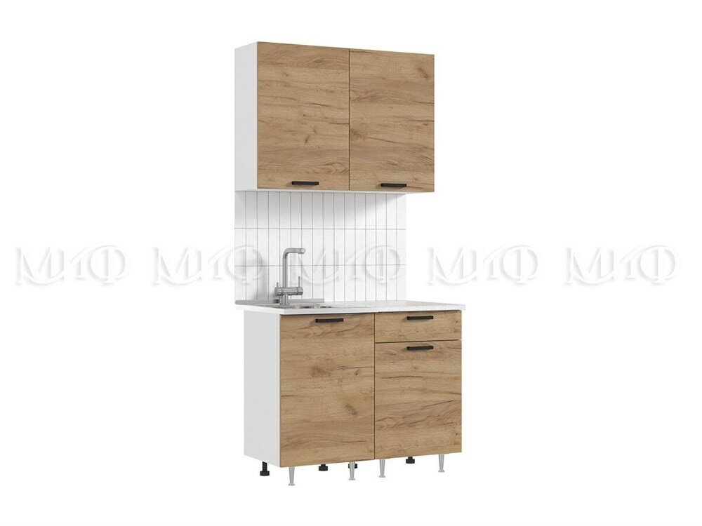 МИФ Кухня Рио NEW Дуб Крафт Столешница Антарес 1000 1000
