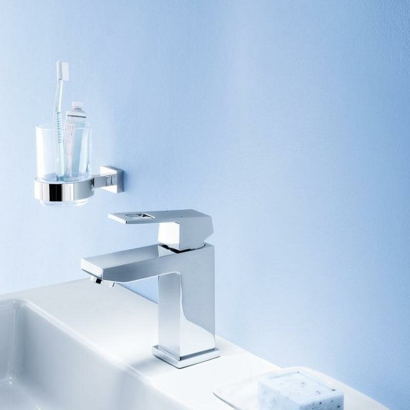 Стакан для зубных щеток Grohe Essentials 40372001 Прозрачное стекло — фото 1
