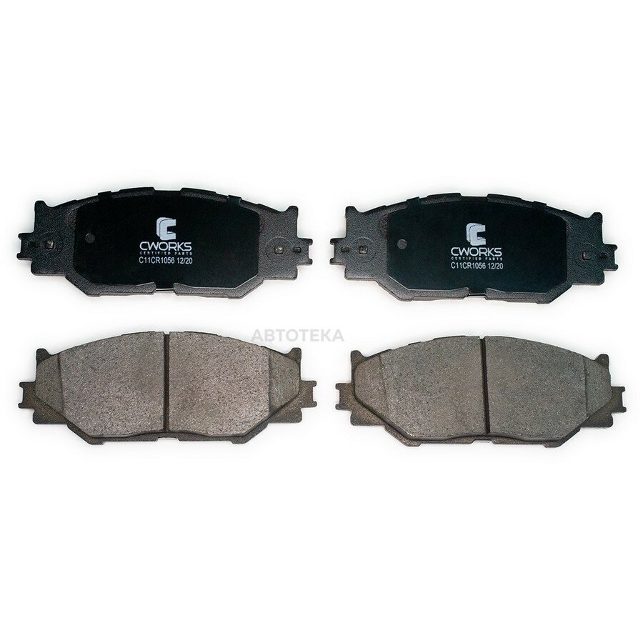 Колодки тормозные передние (LEXUS IS220/IS250 05-) (TRW GDB3410) C11CR1056 CWORKS C11CR1056