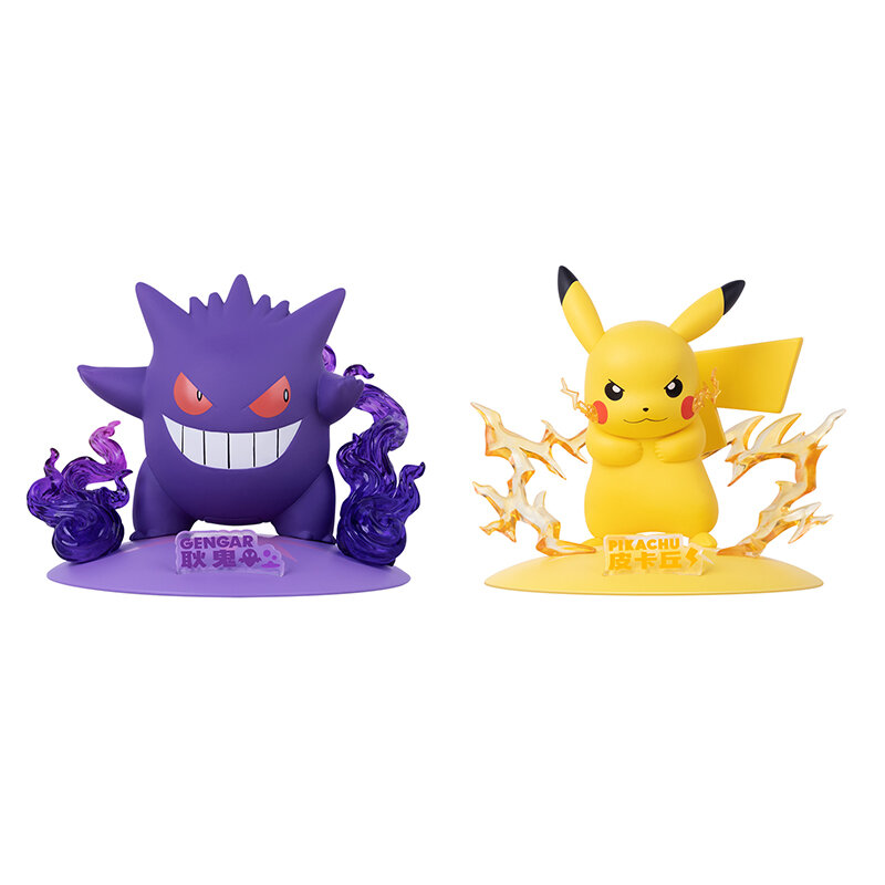 Игрушечные фигурки унисекс FUNISM Покемон, Pikachu + Geng Ghost