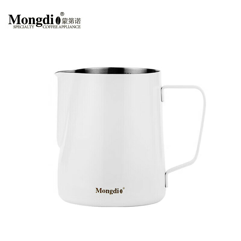 Mongdio 304 нержавеющая сталь толстостенная кружка для молочной пены 600 мл для латте-арт Цвет：Утолщенная 1 мм