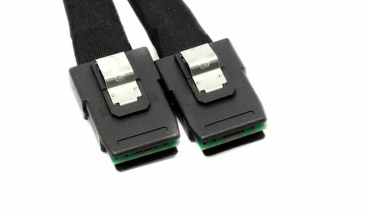 Кабель LSI Broadcom LSI00314 CBL-SFF8087-10M L5-00209-00 1м с разъёмом MiniSAS SFF-8087 для рейд-контроллеров и серверов