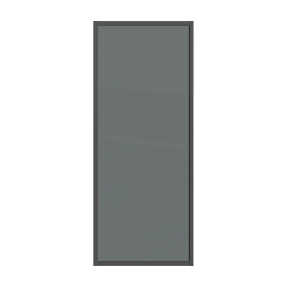 Боковая стенка Grossman Style 200. K33.05.80.21.10 (80х195) черный матовый, стекло тонированное, 1 место