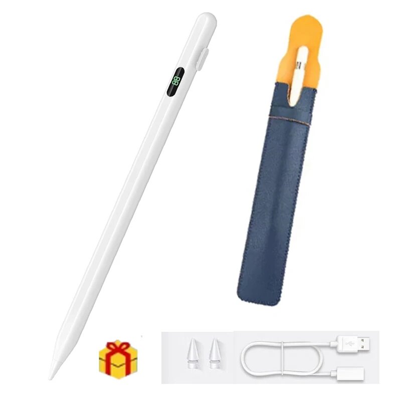 2026 новый стилус для Apple iPad Air Mini6/7/8 iPad A16 iPad10 iPadPro, white bulebag