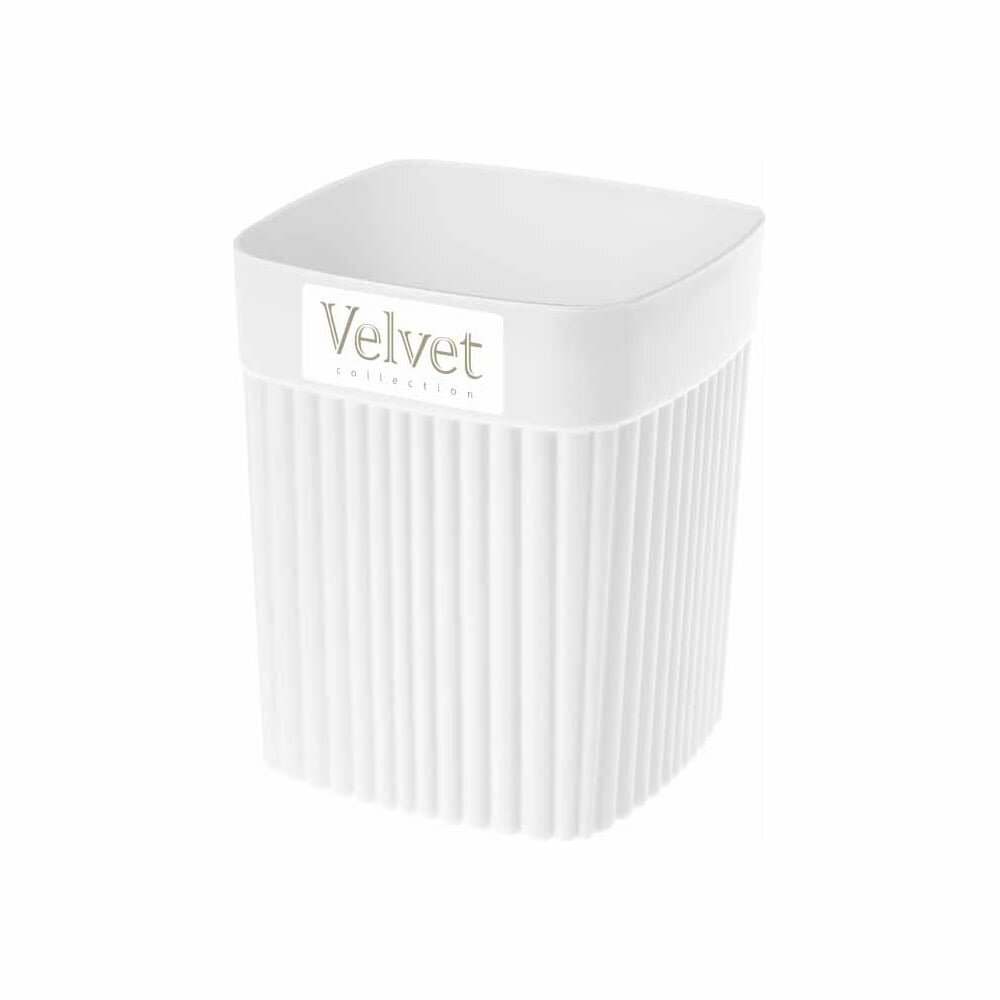 Стакан Econova "velvet" 90x90x110 мм, 0,65л (белый) 433239316